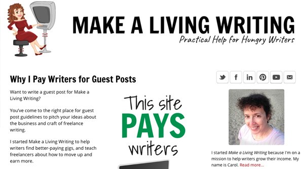 Huge List of Blogs That Will Pay You For a Guest Post